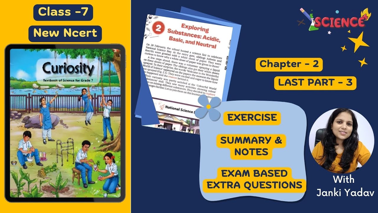 Class 7 Science Curiosity Chapter 2 Exploring Substancesacidic 8446