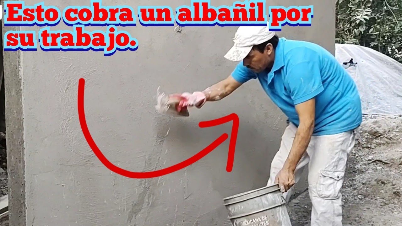 ¿Cuánto cobra un albañil por aplanar o enjarrar una barda? México ...