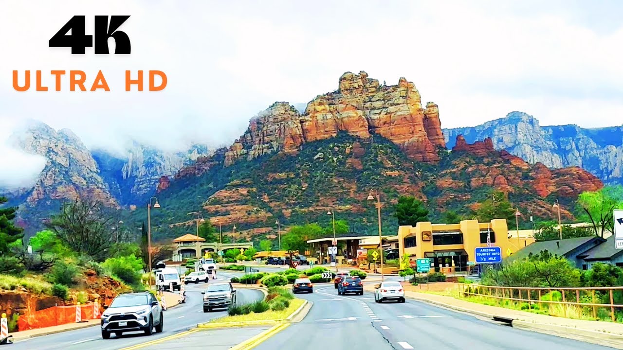 Scenic Drive | Arizona State Route 89A | Cottonwood to Sedona | 4K ...