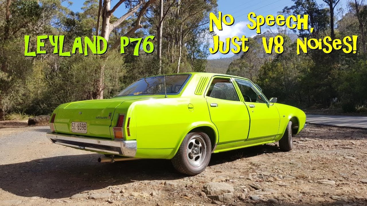 Leyland P76 - commentary free! Hobart, Tasmania. V8 ASMR! - YouTube