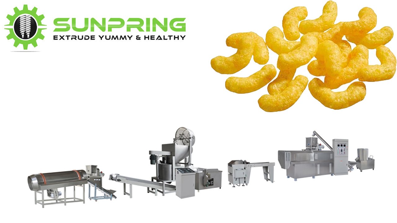 Extruded snack production line | SunPring® - YouTube