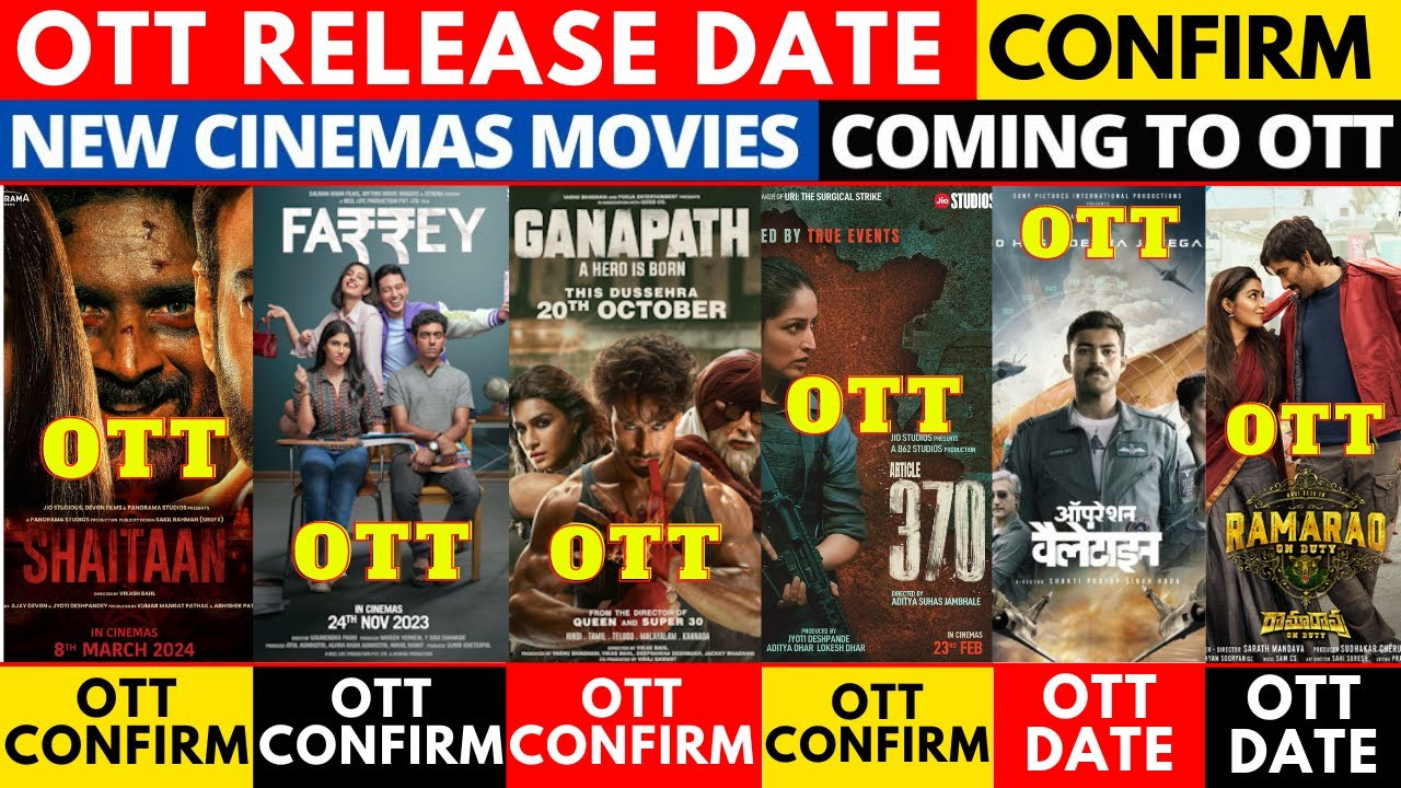 shaitaan ott release date confirmed @NetflixIndiaOfficial ganapath ott ...