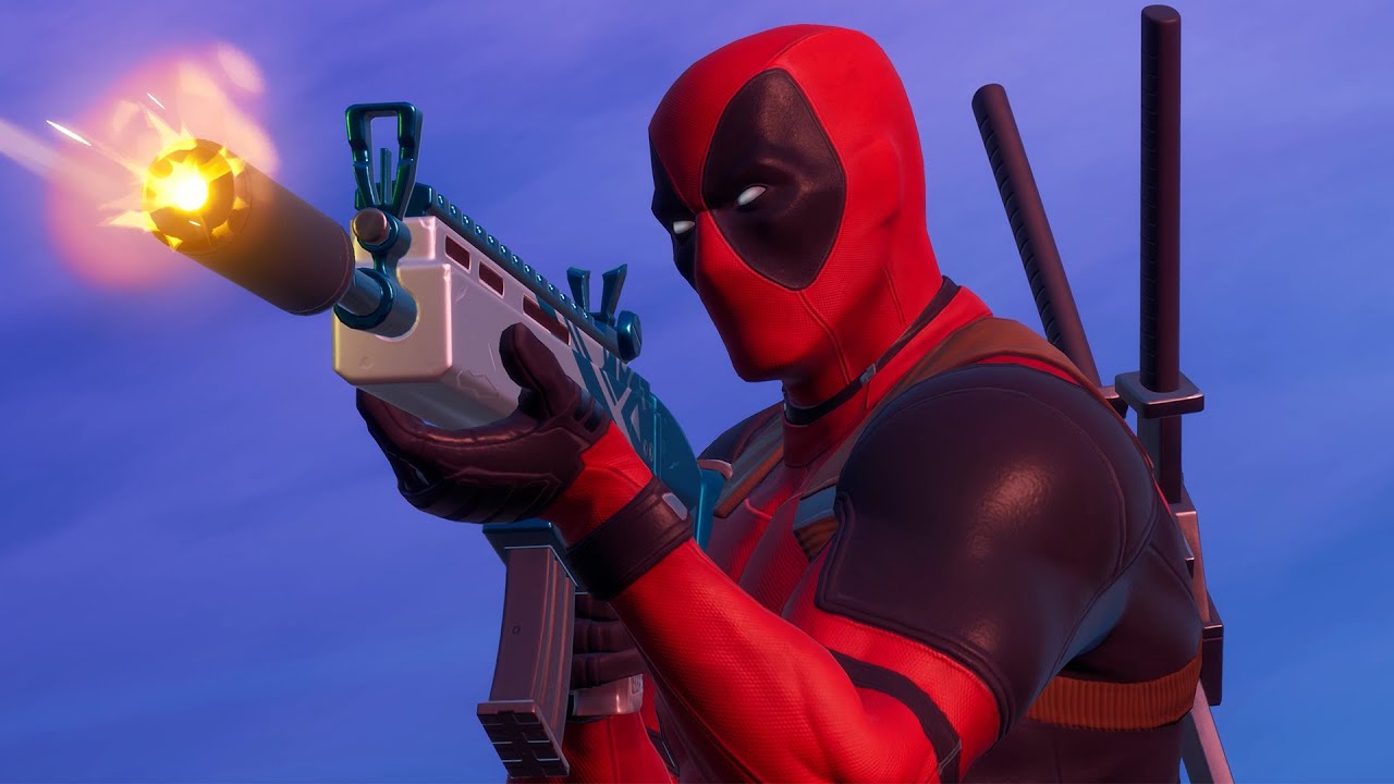 Deadpool Skin with "Deadpools Katanas" Back Bling (Full Match Gameplay ...