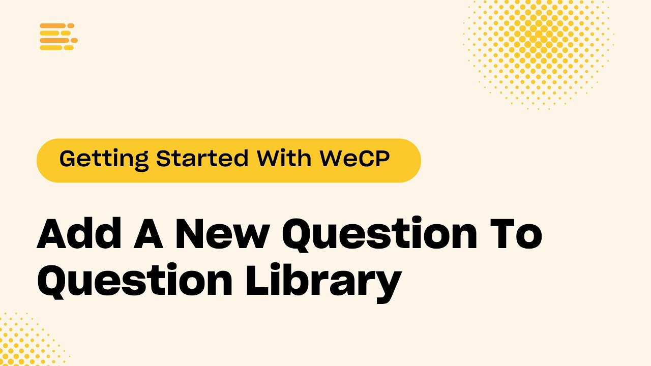 Add A New Question To Question Library - YouTube