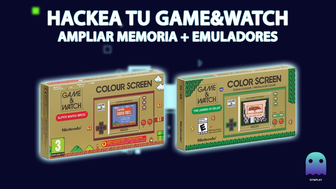 Mod Game&Watch - Paso a Paso cambio memoria y añadir emuladores. - YouTube