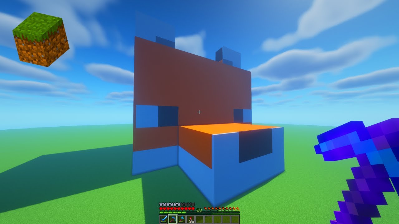 Ich habe eine RIESIGE Fuchs-Base in Minecraft Superflat gebaut! - YouTube