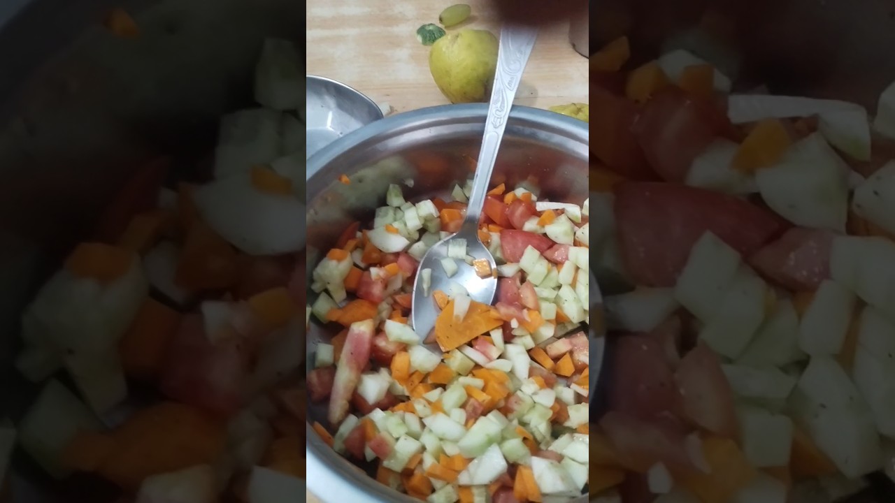 Cucumber Carrot and Tomata Salad | Easy and Healthy Homemade Salad Recipe within 10min - YouTube