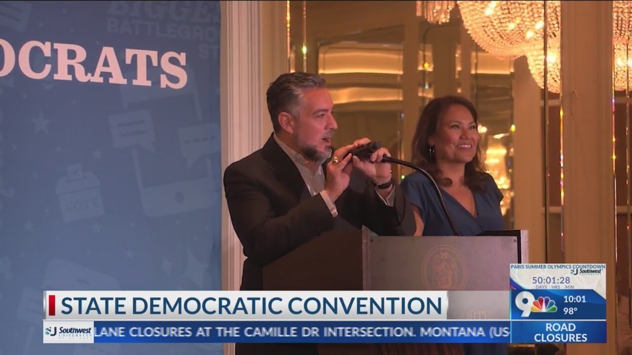 Prominent Democratic leaders gather at party convention - YouTube