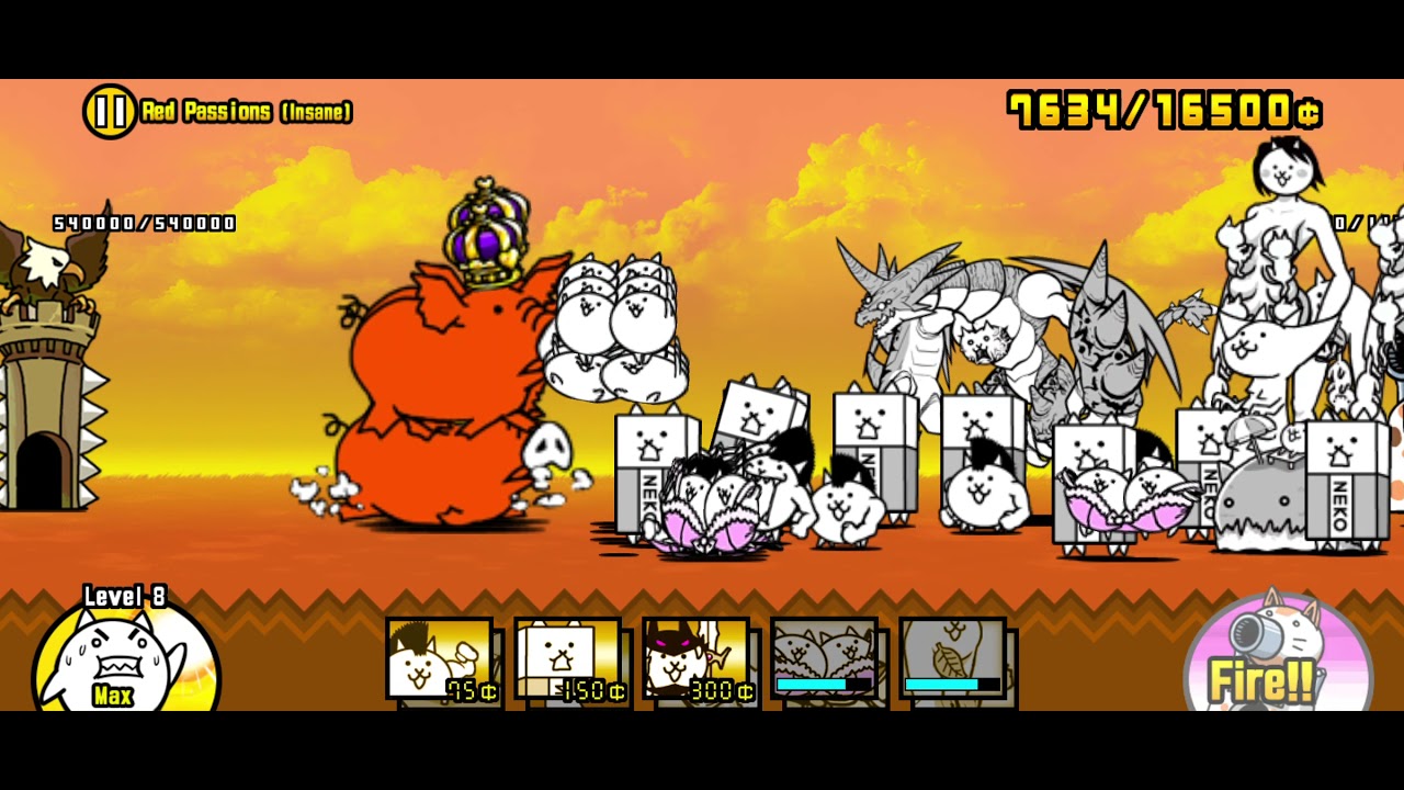 The Battle Cats | Growing Red | Red Passions (Insane) - YouTube