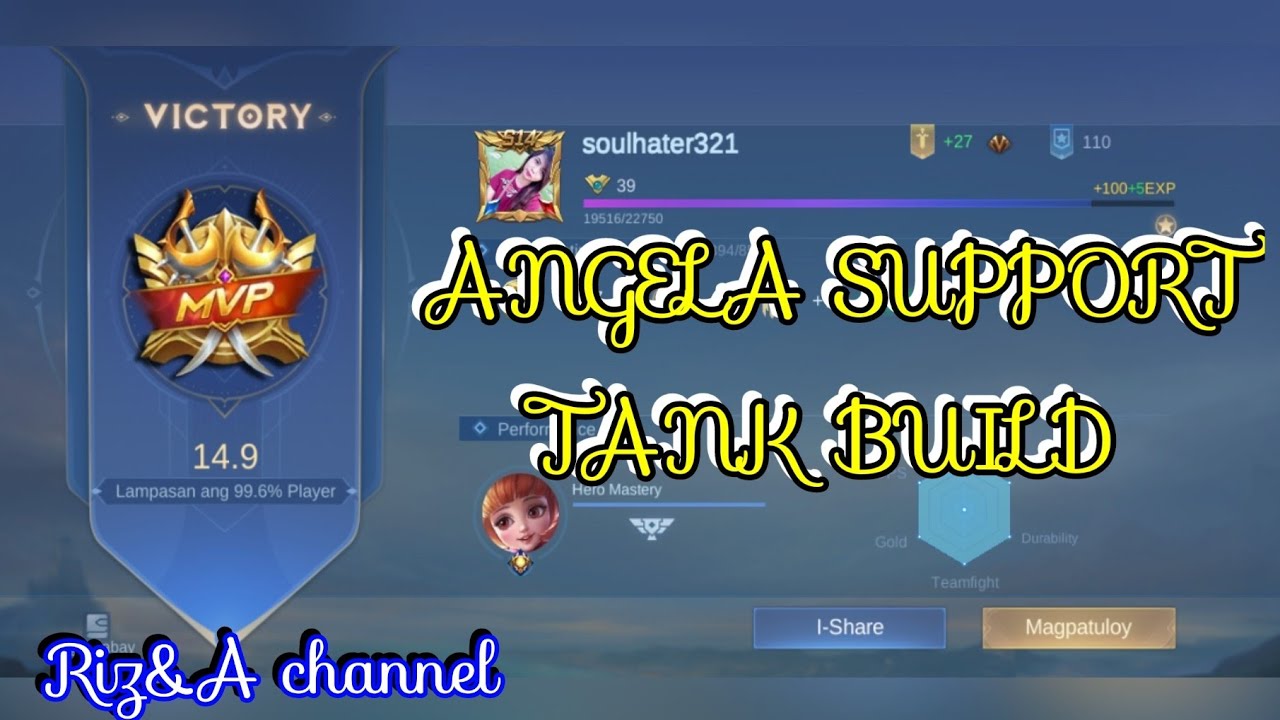 ANGELA SUPPORT |TANK BUILD #mobilelegends #angelasupport #angelauser # ...