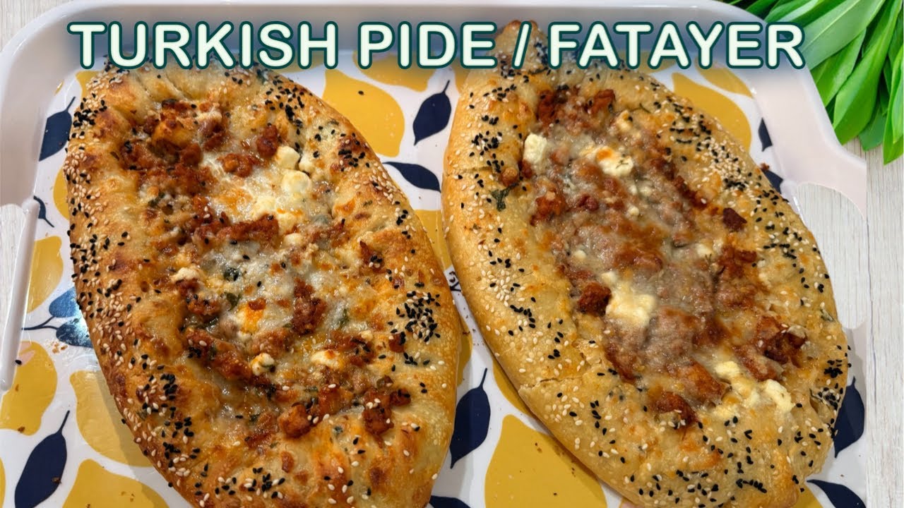 Turkish Pide / Fatayer Recipe By Treats Fusion - YouTube