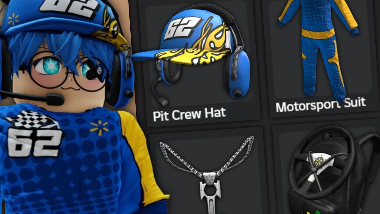 BANYAK! 4 ITEM GRATIS BARU Motorsport Suit, Piston Necklace, Crew Hat ...