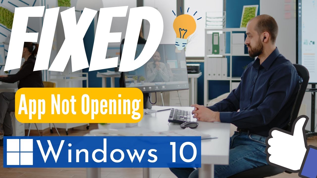 How To Fix windows 10 Apps Not Opening ( 2025 ) | Solve Apps Problems ...