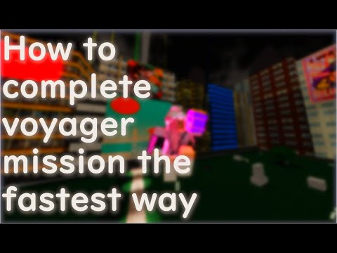 How to complete voyager mission fast in Roblox parkour - YouTube