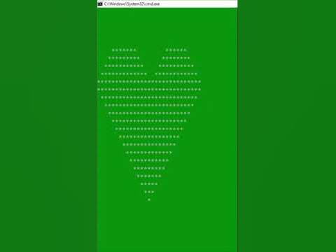 Heart 💖💖shape print in cpp coding | @programmer @whatsapp stutas @coding @heart 💖 pattern # ...