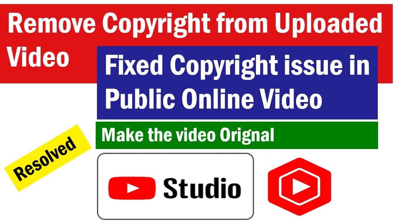 How to remove copyright claim from uploaded video | Fix YouTube ...