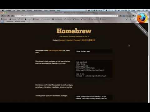 Installing MongoDB on Mac OS X with Homebrew - YouTube