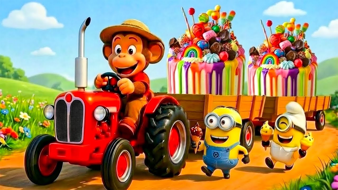 Monkey Cartoon Funny: WOW! Simple Farm Lessons Hidden in a Fun Day ...