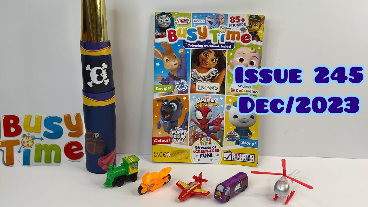 Busy time magazine, issue 245, Dec/2023, with transport set! 🏍️🚌⛵️ ️🚁 ...