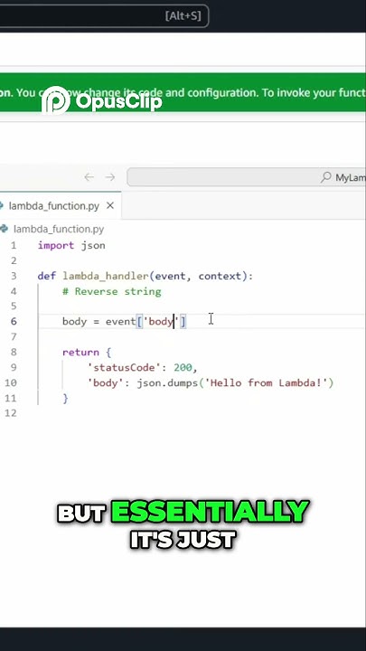 Writing Lambda Functions | From A Certified AWS Developer Associate ...