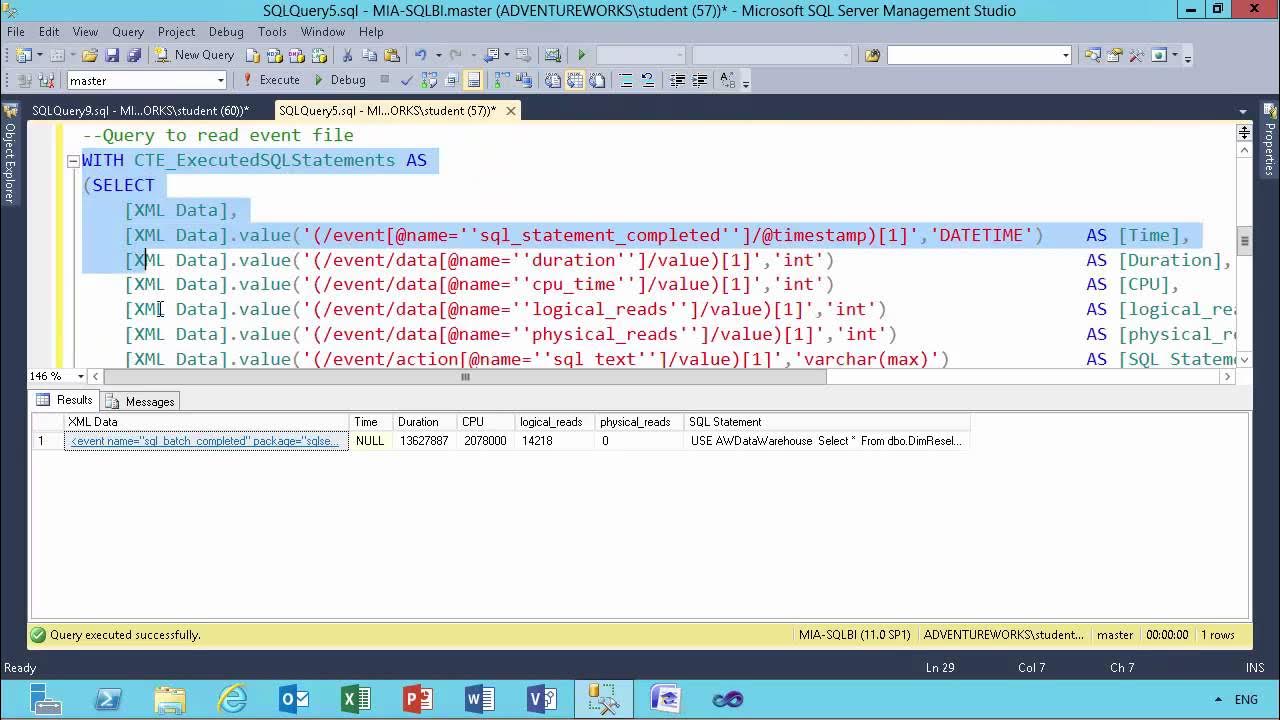 Identifying Large Queries Using Extended Events - YouTube