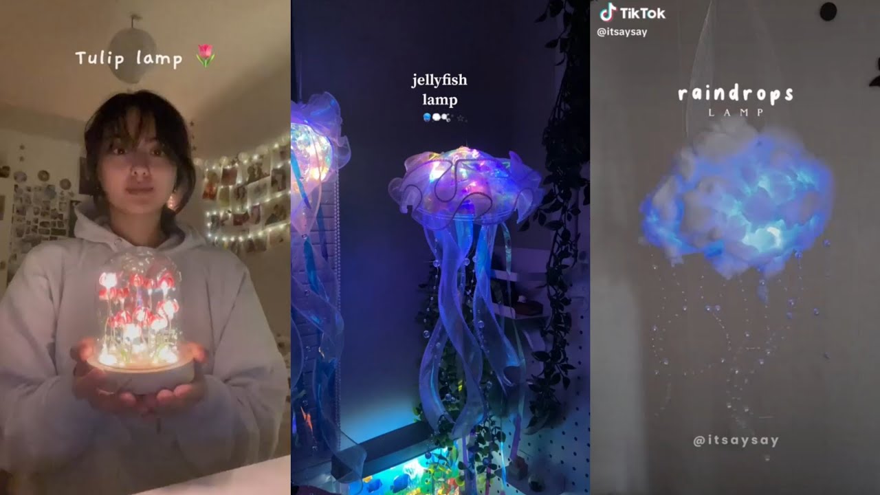DIY cute light decors for your room - YouTube