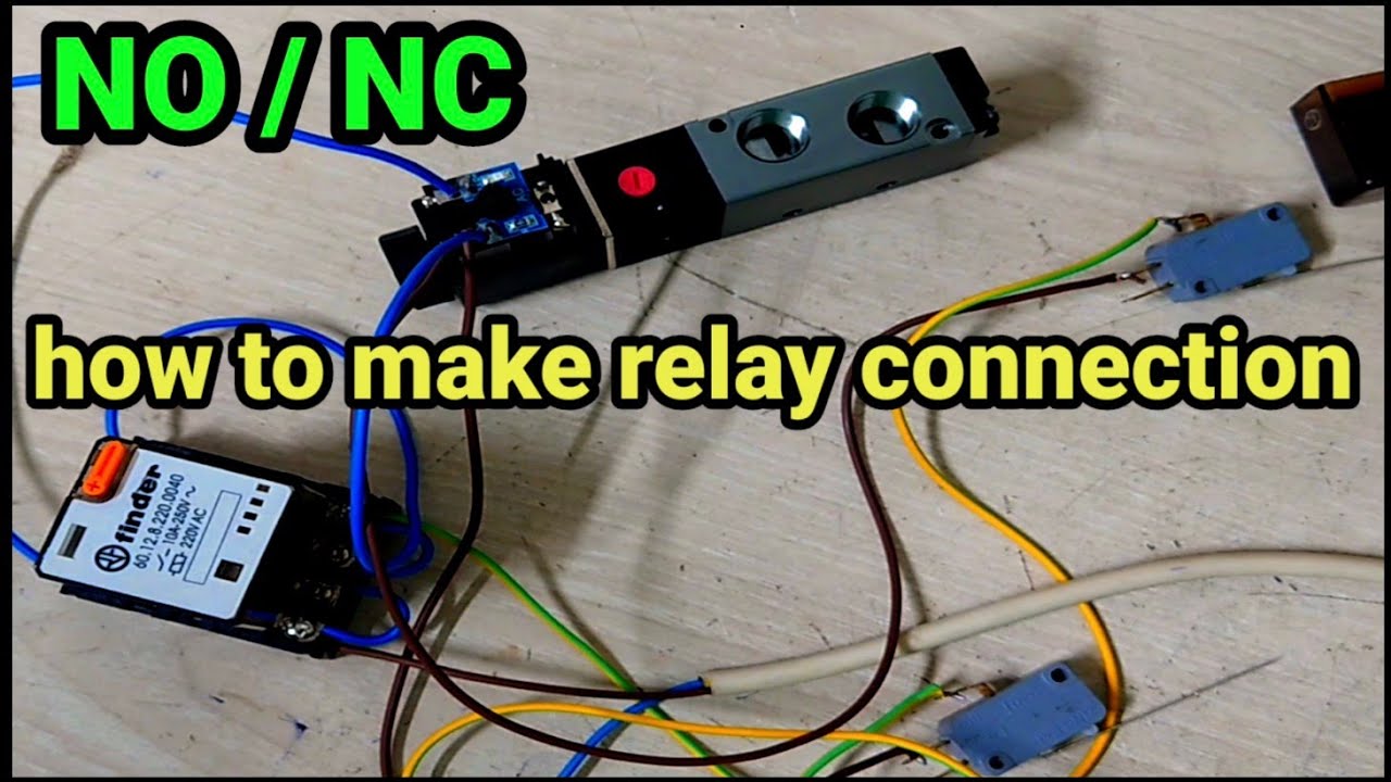 8 pin relay connection practical video / how to make relay connection ...