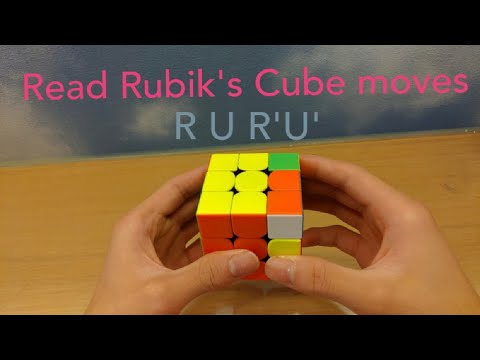 How to read Rubik's cube notation? - YouTube