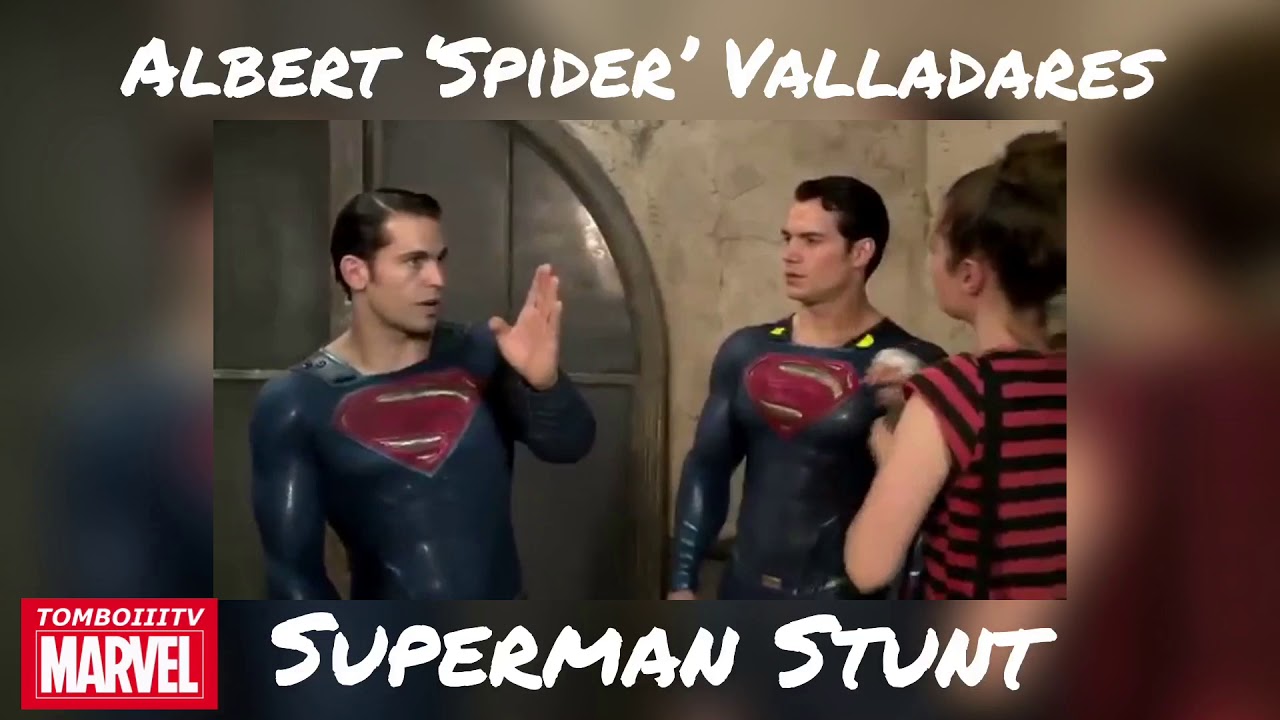 Albert ‘Spider’ Valladares Superman Stunt Movie Clip - YouTube