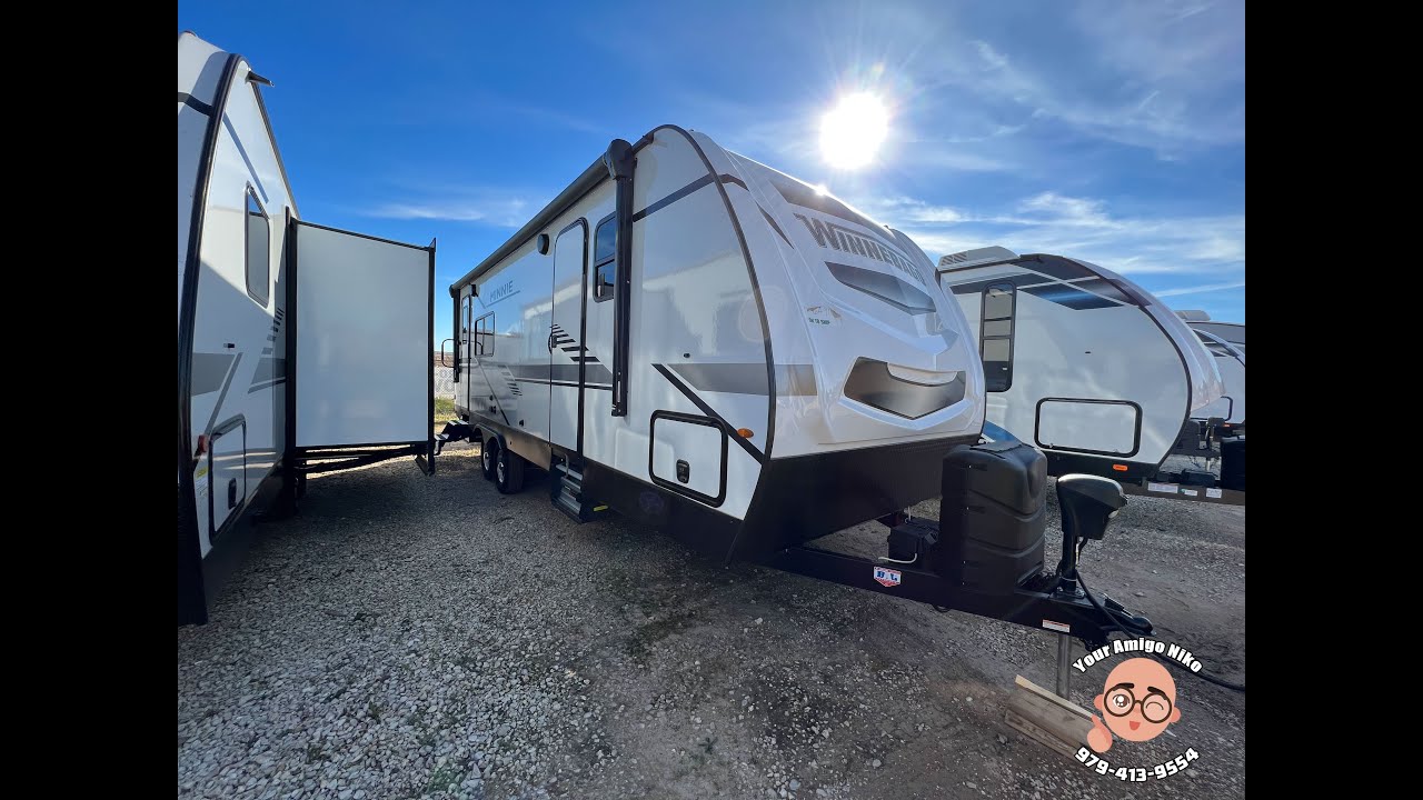 2022 Winnebago Minnie 2529RG Rear Galley Travel Trailer - YouTube