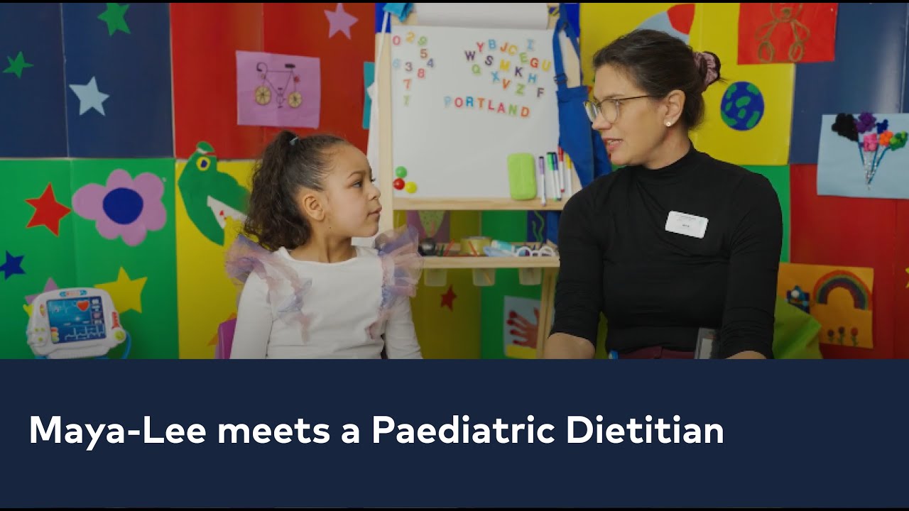 Maya-Lee meets a Paediatric Dietician - YouTube