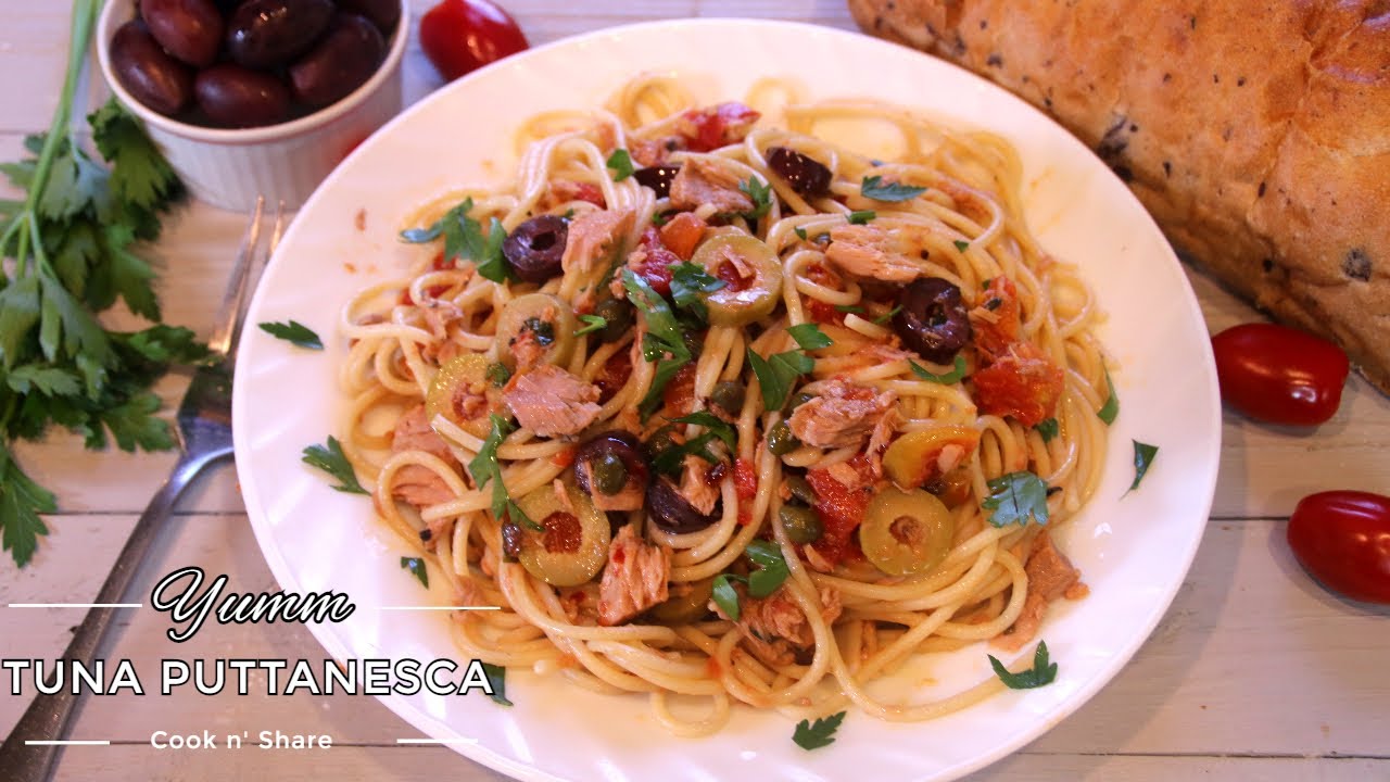 Delicioso Tuna Puttanesca Recipe - 30 Minutes - YouTube