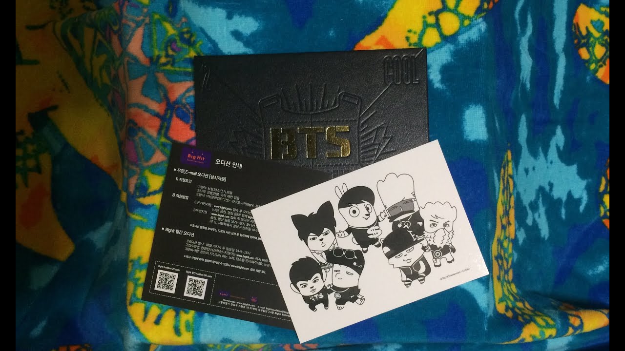 Kpop Unboxing #15 BTS 2 Cool 4 Skool Album - YouTube