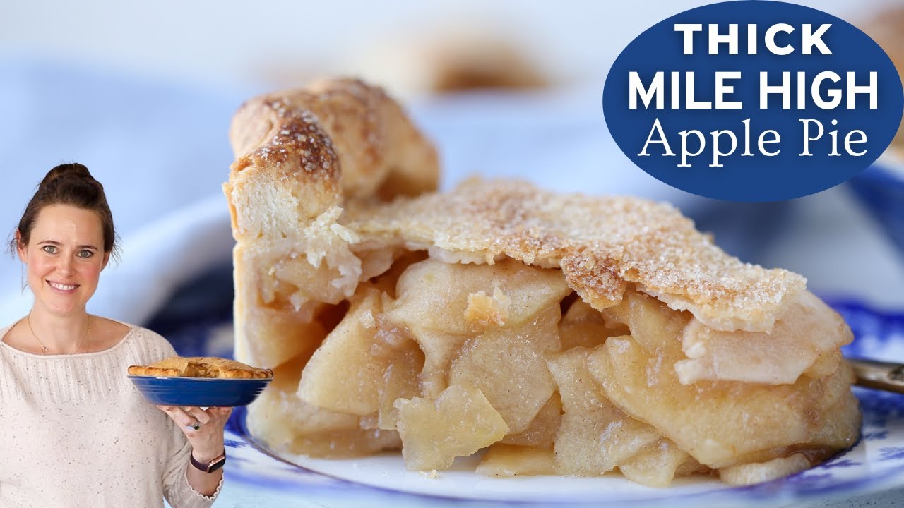 THICK MILE HIGH APPLE PIE: A Fall mile high apple pie to make your ...