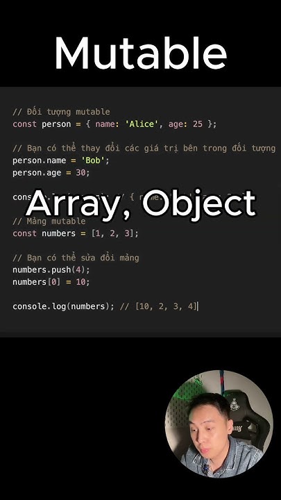 Mutable Và Immutable Trong Javascript Là Gì Shorts Laptrinh Programming Kienthuc Xuhuong