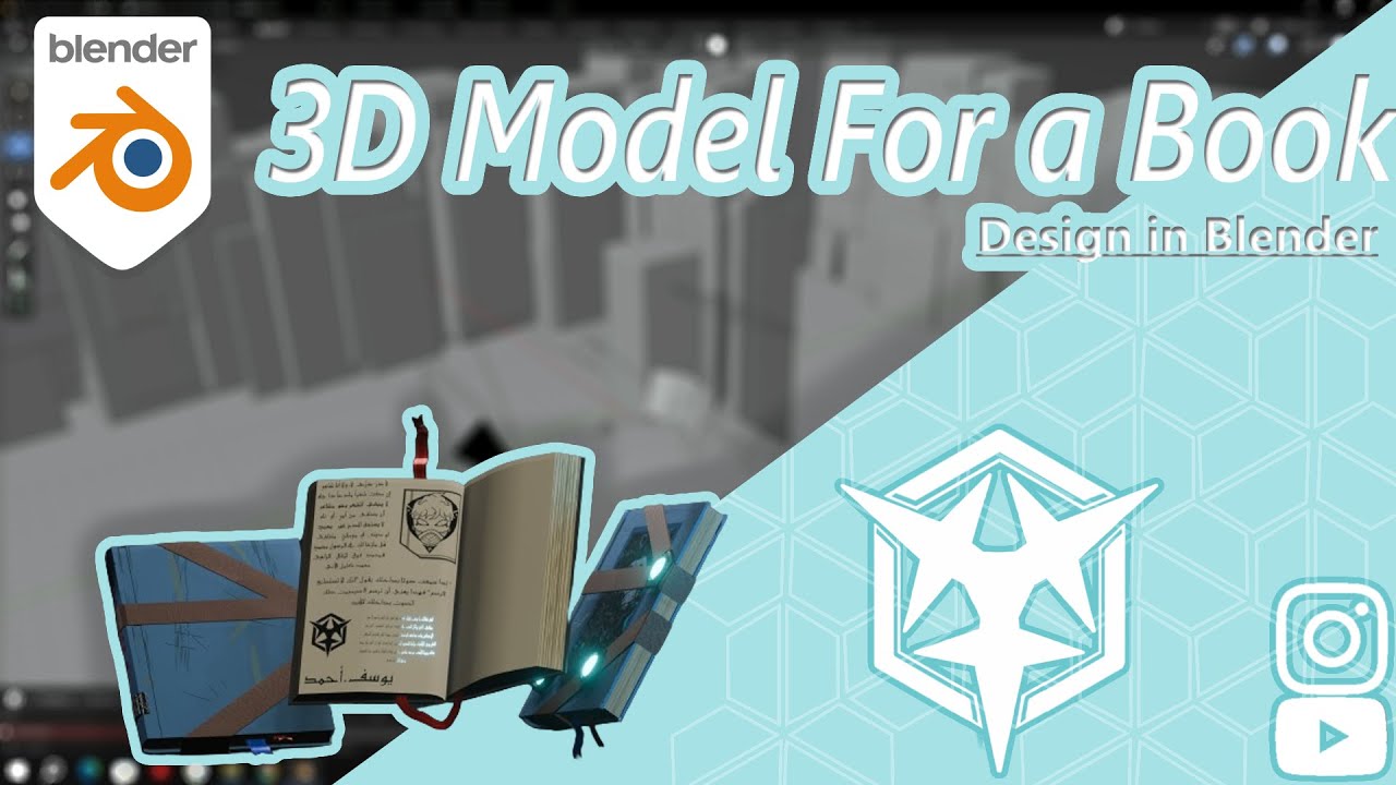 3D BOOK MODEL-IN BLENDER - YouTube