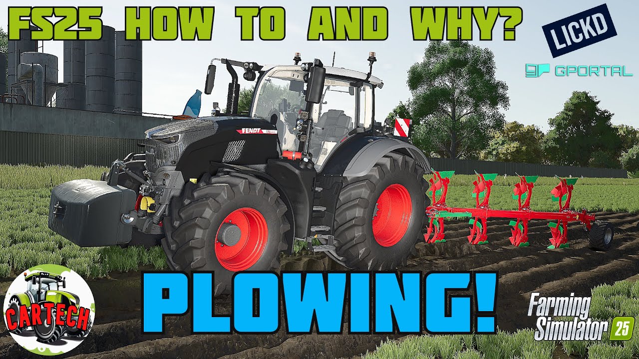 Farming Simulator 25 - HOW TO AND WHY SERIES - PLOWING / PLOUGHING!! FS ...