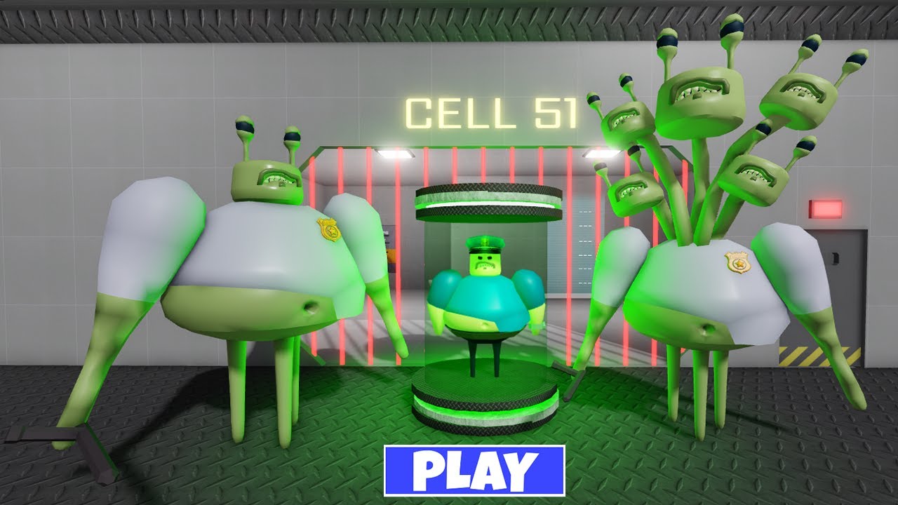 NEW UPDATE ALIEN BASE BARRY'S PRISON RUN - WALKTHROUGH GAMEPLAY ROBLOX ...