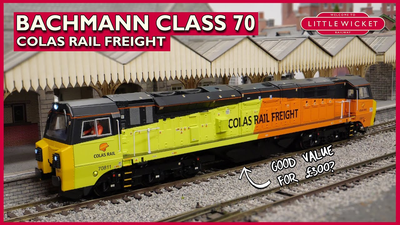 Beauty or Beast? Bachmann Class 70 in Colas Rail Freight Livery - YouTube