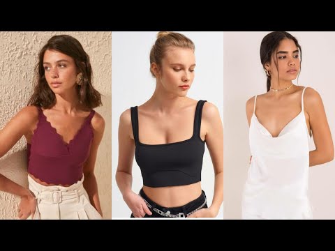 Askılı Bluzlar Kadın Moda Bayan Giyim Askılı Bluz Kombin Modelleri Çeşitleri