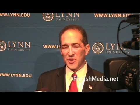 After the Lynn University Debate Ron Klein Speaks - YouTube
