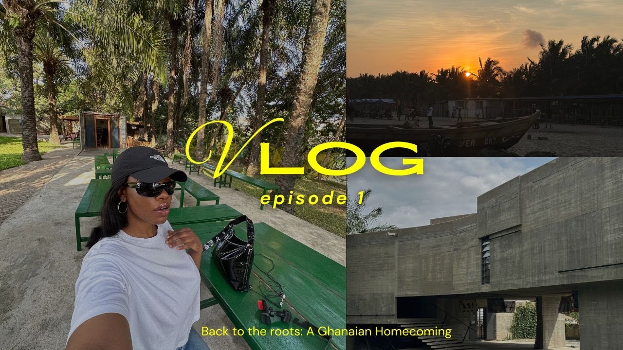 Back to the Roots - A Ghanaian Homecoming EP 1. | 🇬🇭Ghana Vlog| Nubuke foundation, beach and ...