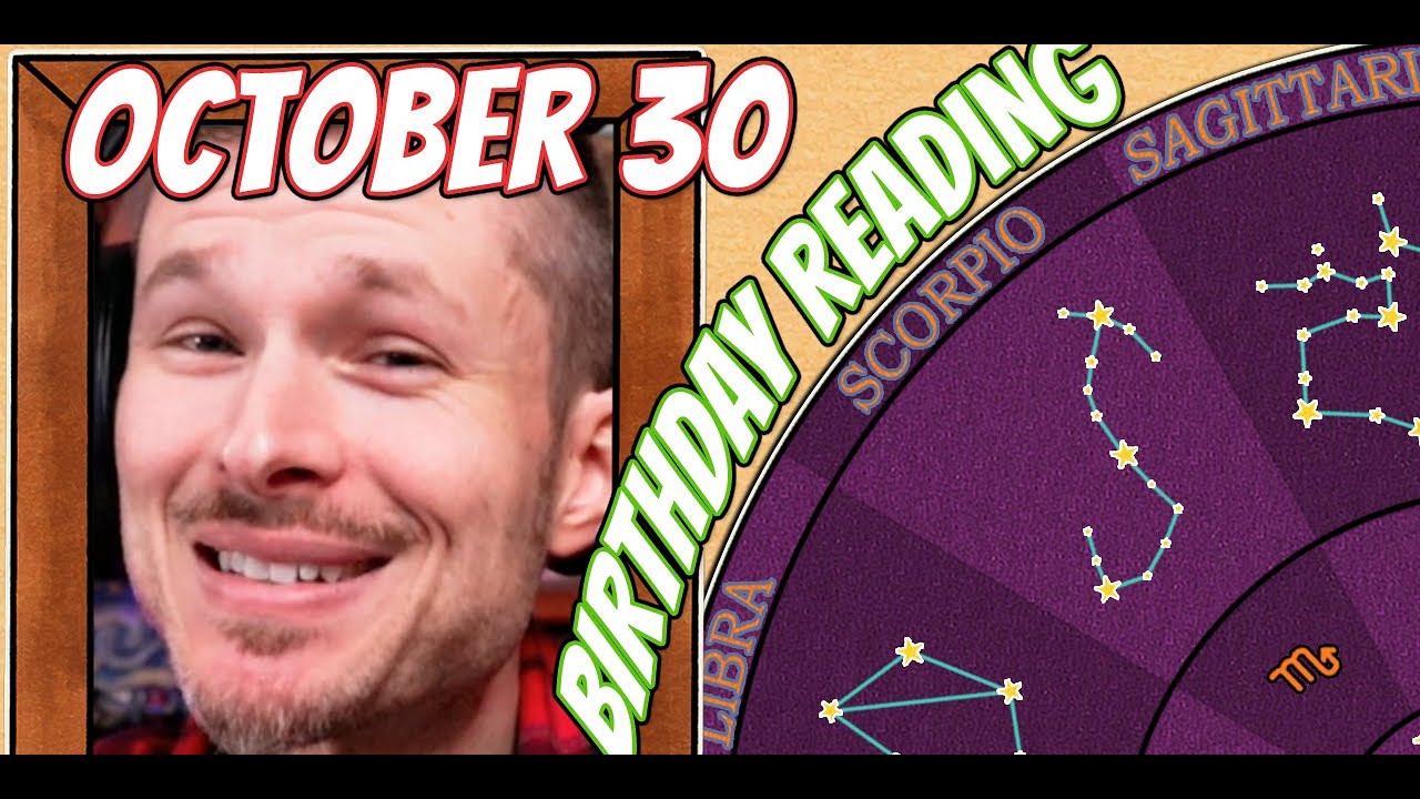 'Secret Language of Birthdays' October 30 Birthday Read 🥳 - YouTube