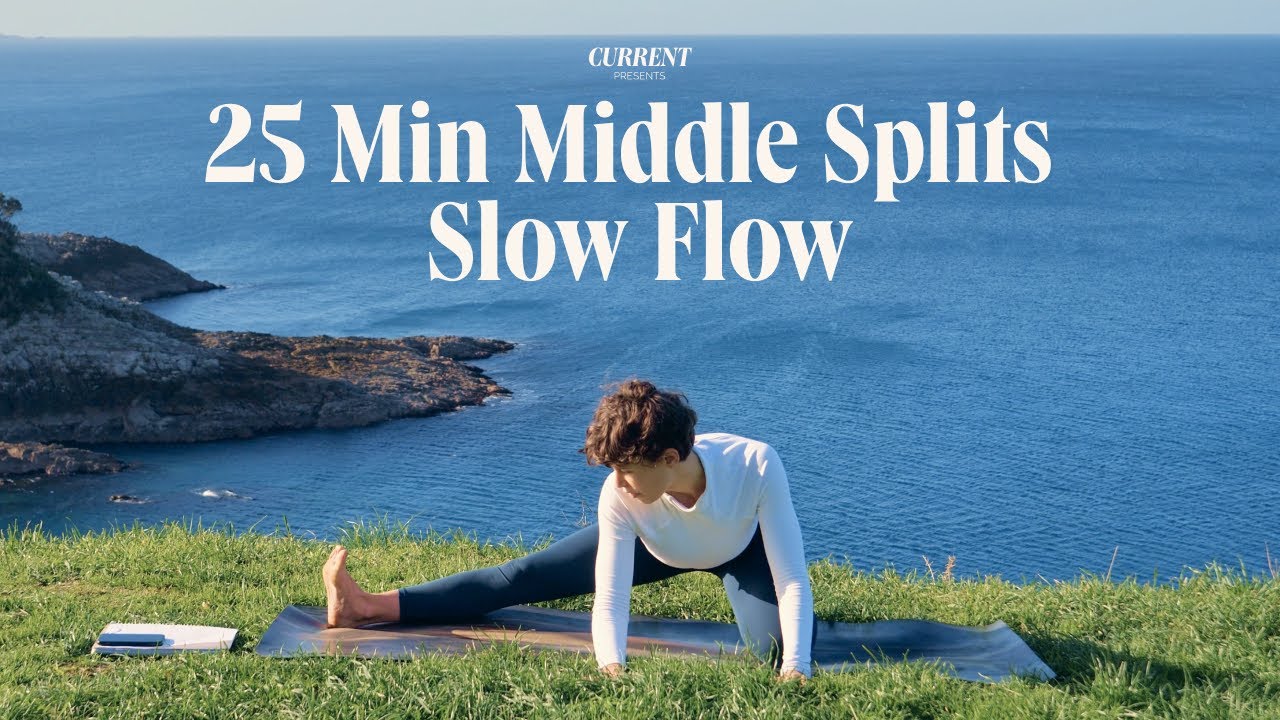 25 Min Middle Splits Slow Flow - YouTube