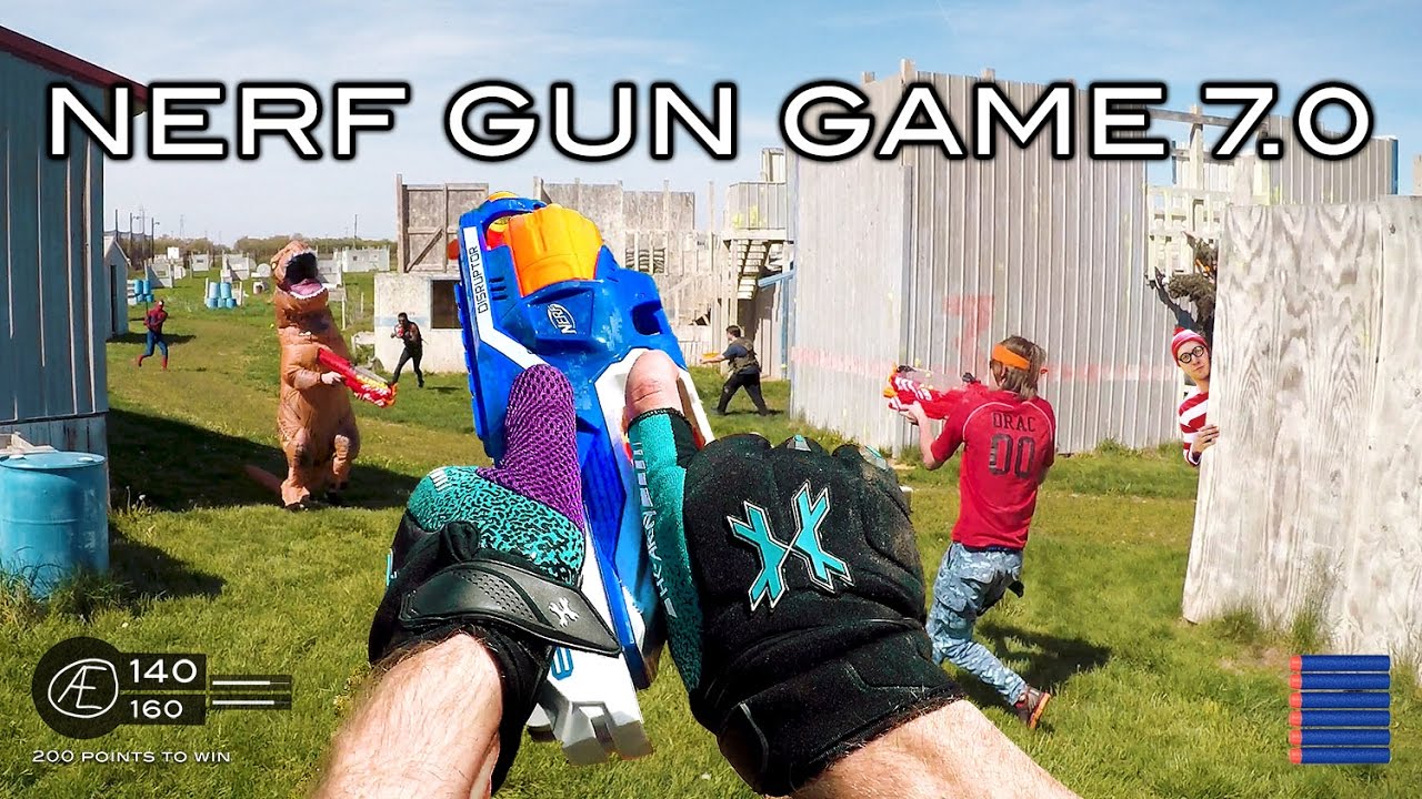 Nerf meets Call of Duty: Gun Game 7.0 | First Person in 4K! - YouTube