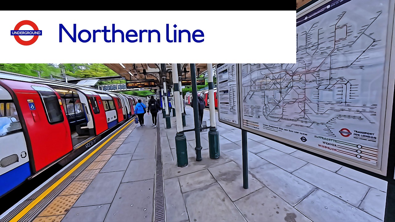 LONDON UNDERGROUND: Northern Line - Kentish Town To High Barnet - YouTube