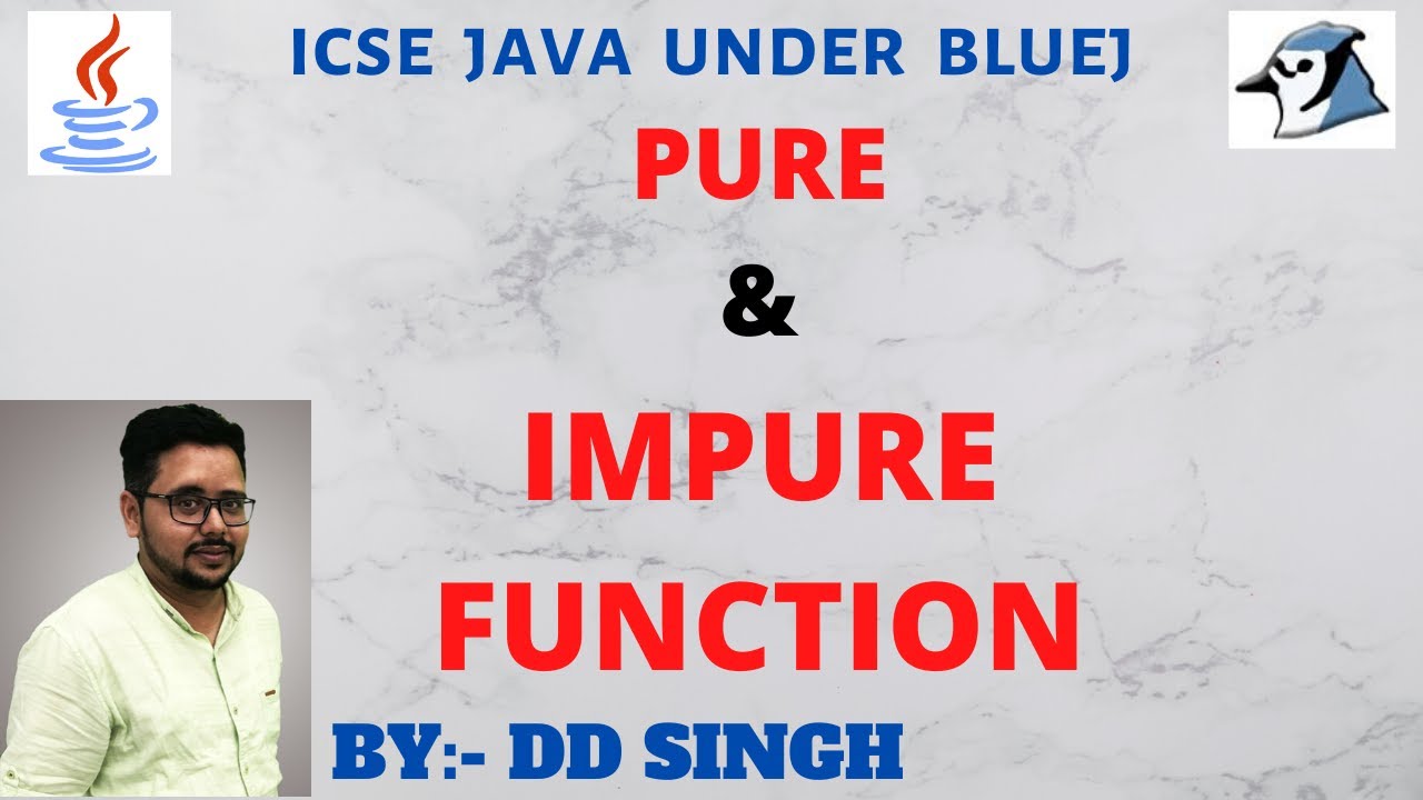 Pure And Impure Function Icse Java Youtube 2863