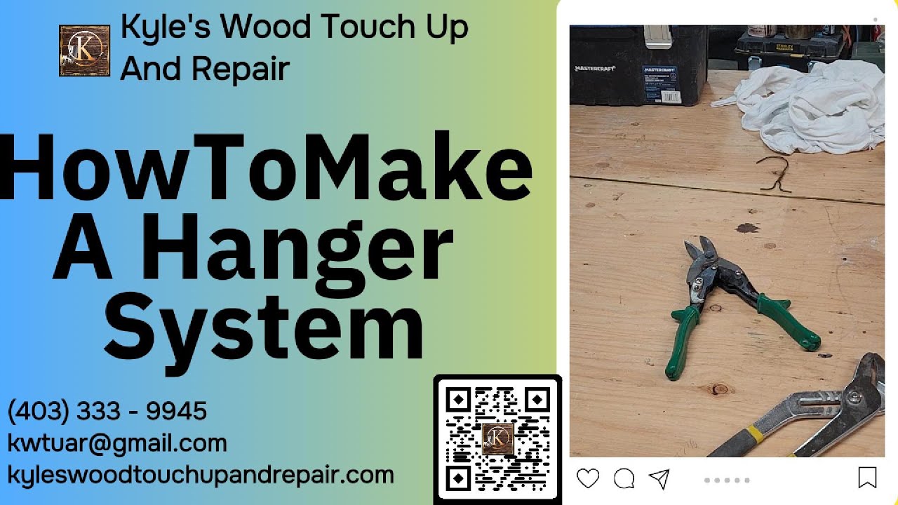 How To Make Hangers for Your Hanging System - YouTube