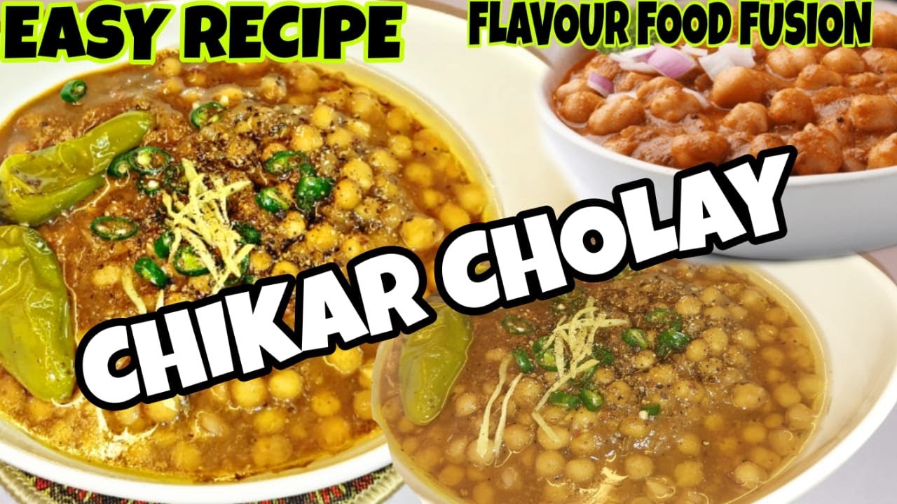 🍲 CHIKAR CHOLAY EASY RECIPE BY FLAVOUR FOOD FUSION - YouTube