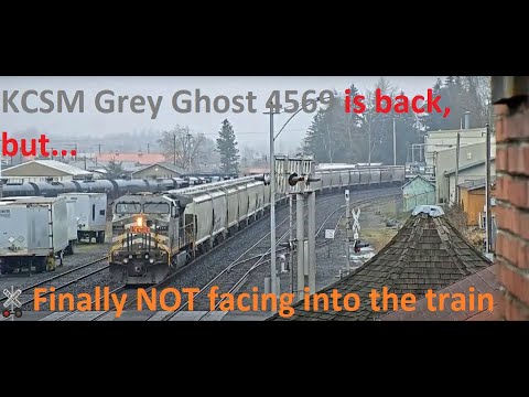 Chehalis SH Era: KCSM Grey Ghost 4569 has returned back to PNW - YouTube